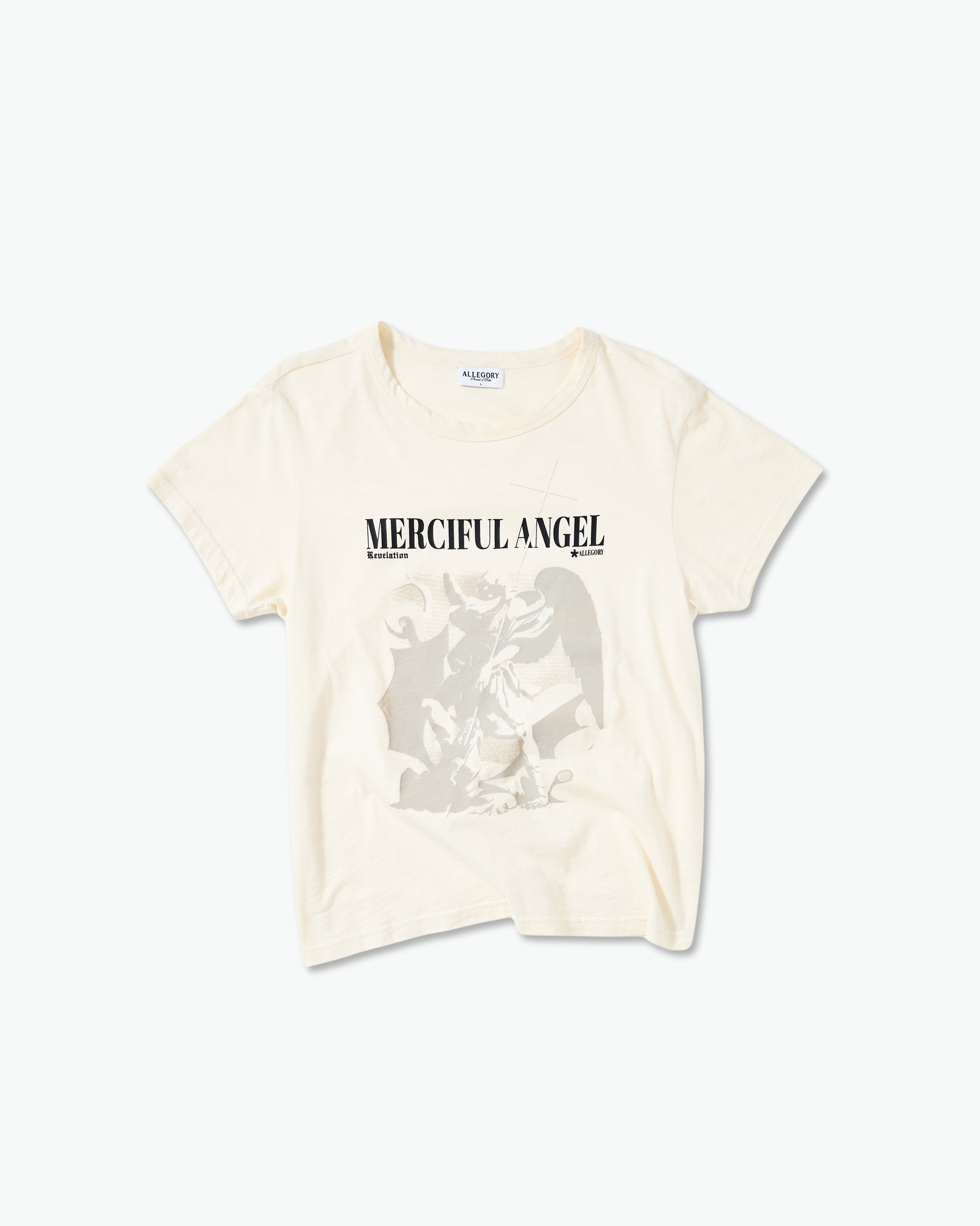 Merciful Angel Classic Tee / Creme – Allegory House